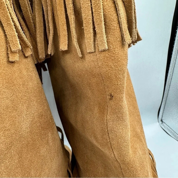 Sam Edelman | Shoes | Sam Edelman Utah Brown Suede Fringe Moccasin ...